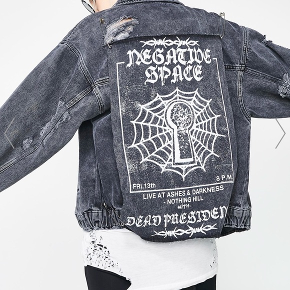 Dolls Kill | Jackets & Coats | Disturbia X Dollskill Xl Denim Jacket ...